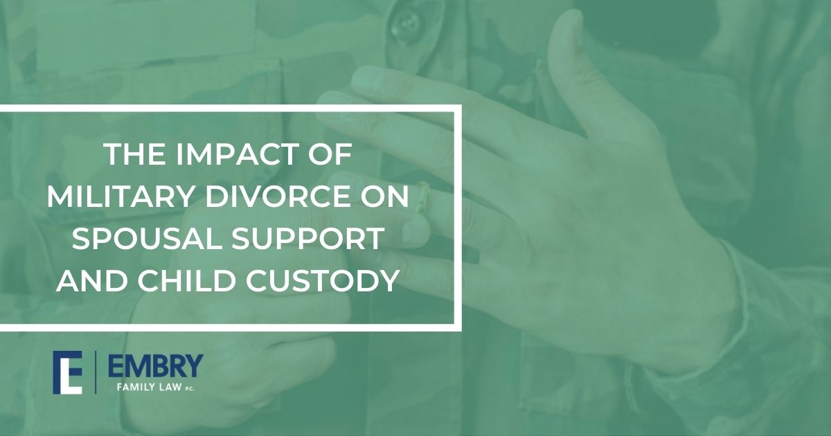 The Impact of Military Divorce on Spousal Support and Child Custody